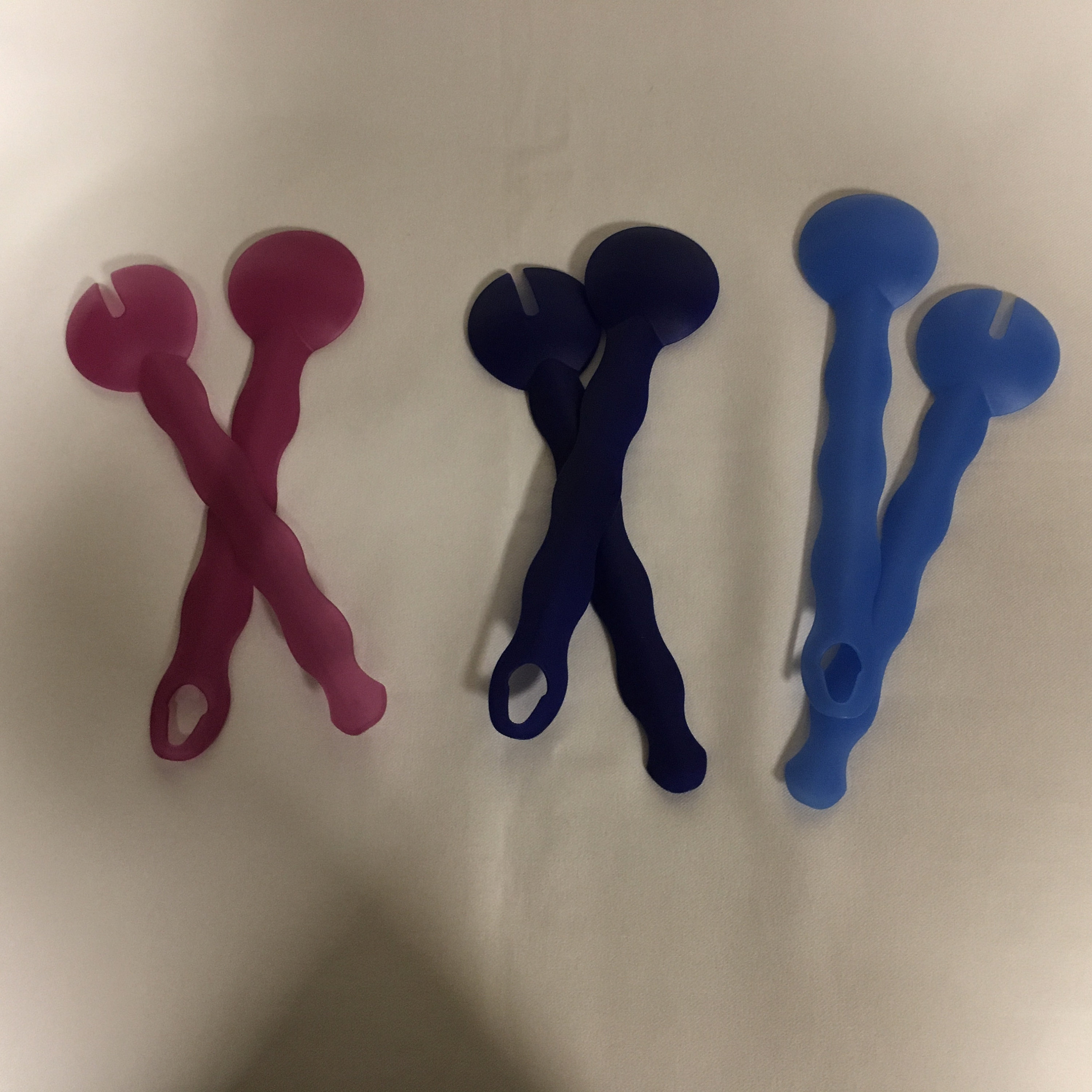 Tupperware Salad Utensils Elegant Impressions Tong Fork Spoon Salad ...