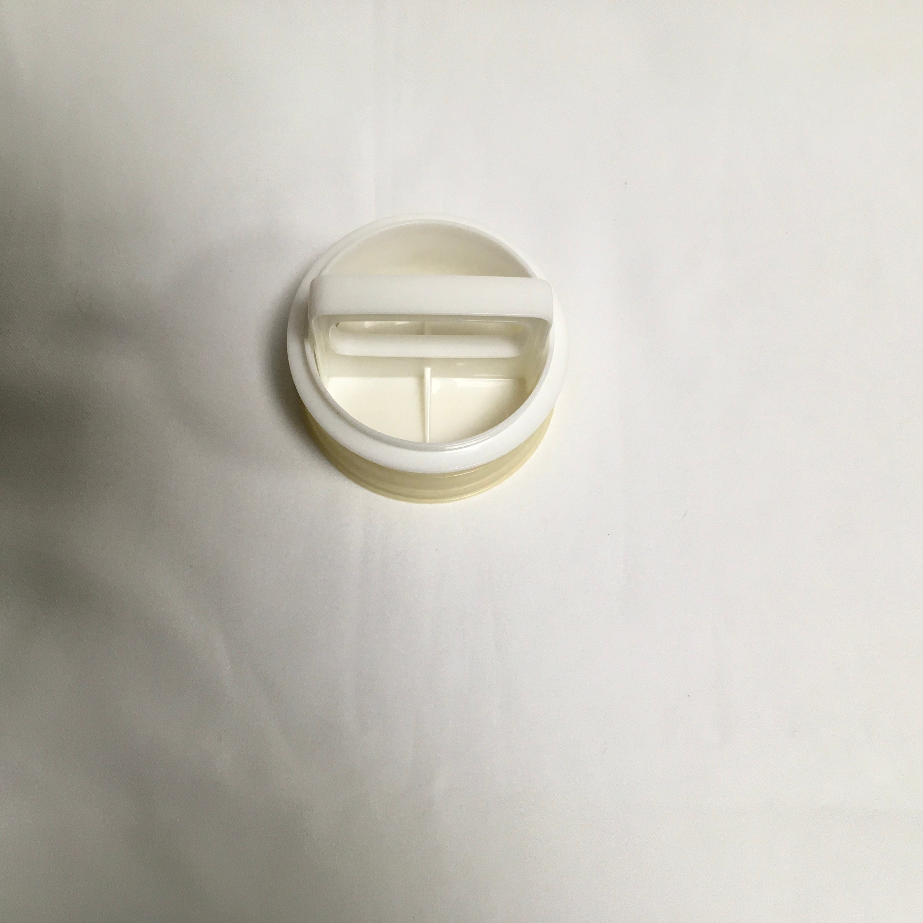 Tupperware Hamburger Press 3 Pieces White Hamburger Stamp Patty Freezer ...