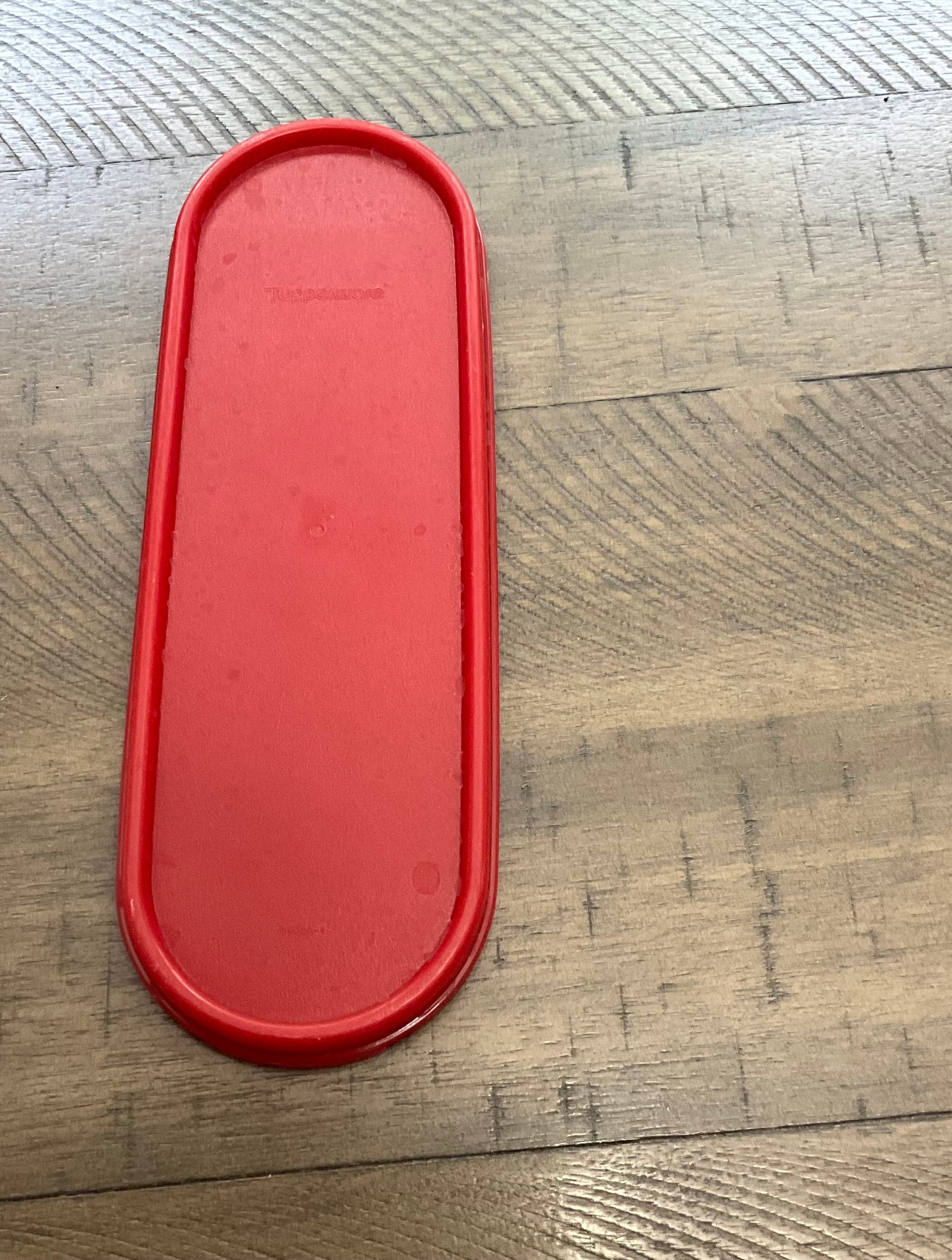 Tupperware Modular Mate Super Oval Replacement Lid Red Grey Black 2402 ...