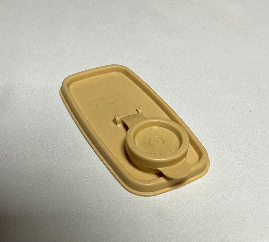 Vintage Tupperware Replacement Lid Harvest Gold 509 510 Junior Cereal ...