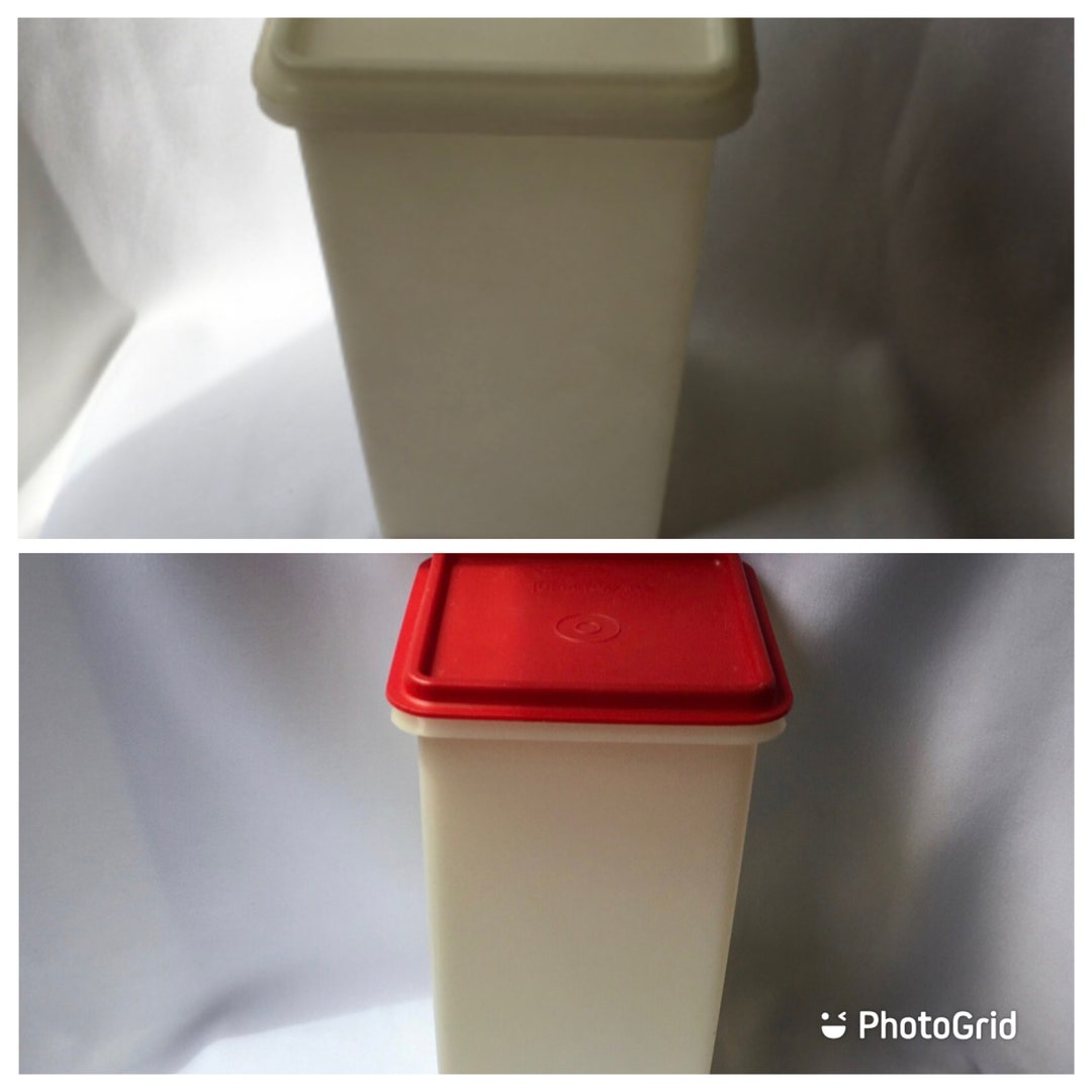 Vintage Tupperware Saltine Saver Container Cracker Keeper Storage Lid ...