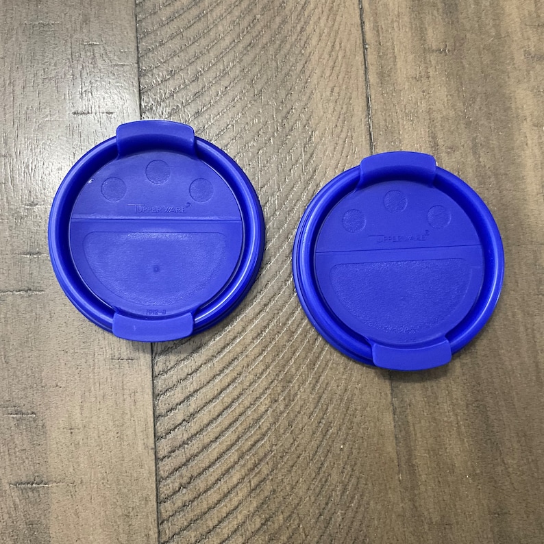 Tupperware Stor N Shake Shaker Lid Round Modular Mates Set of 2 Fit ...