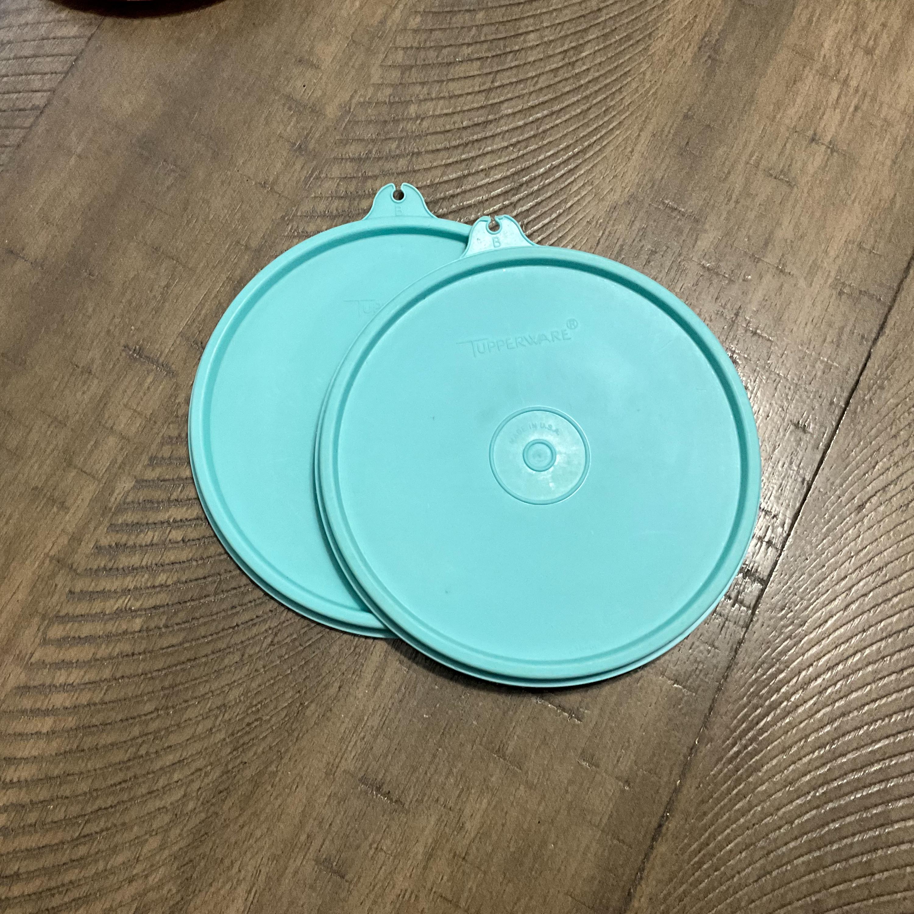 Tupperware 238 B Replacement Lids Seal Cover 5.5 “ Lot of 2 Wondelier ...