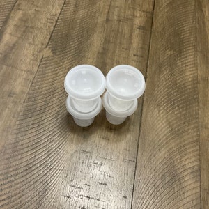 Tupperware Midgets Minis 2 Oz Container Lids Set of 4 Clear Container ...