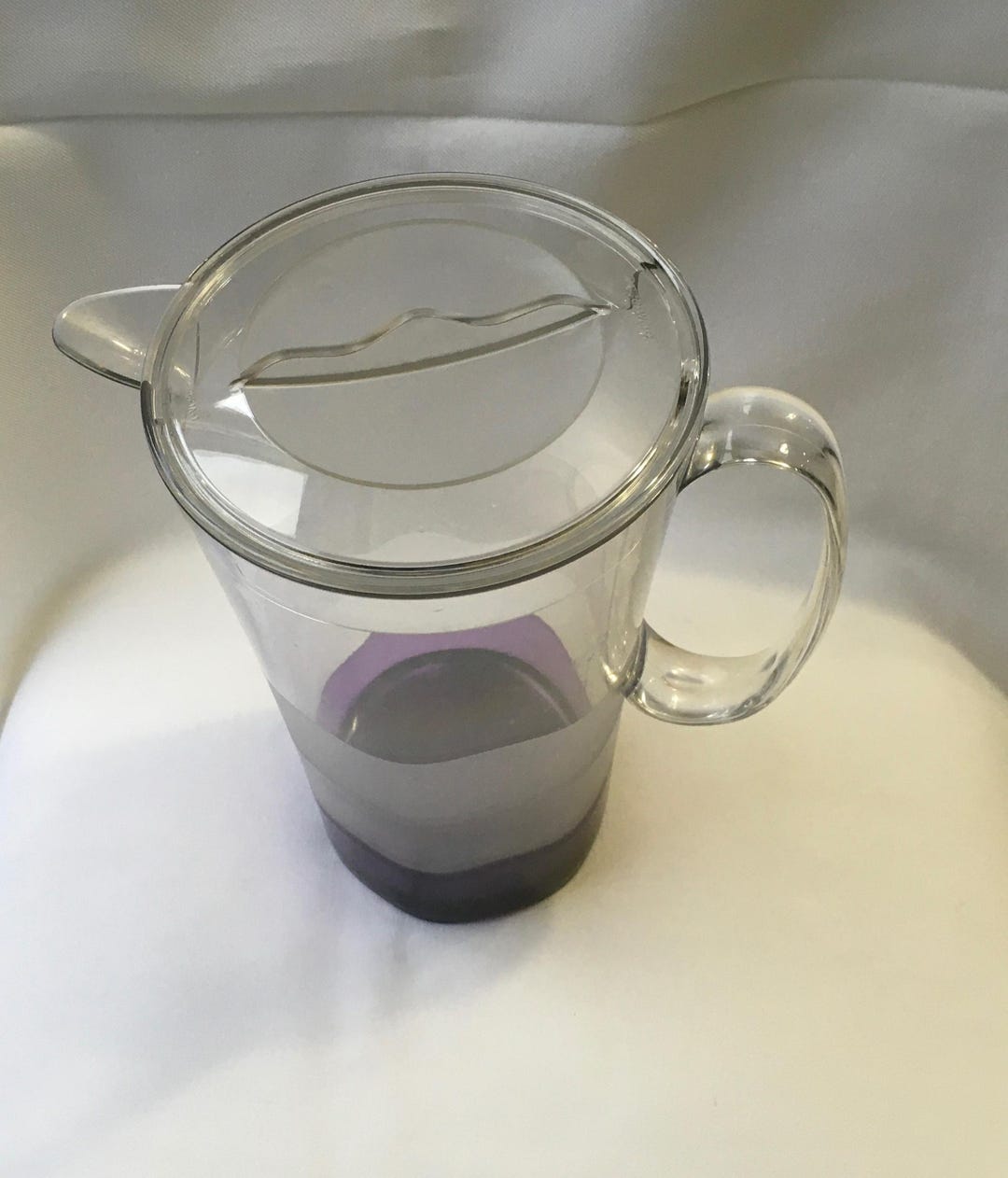 Vintage Tupperware Sheerly Elegant Purple Pitcher With Lid - Etsy