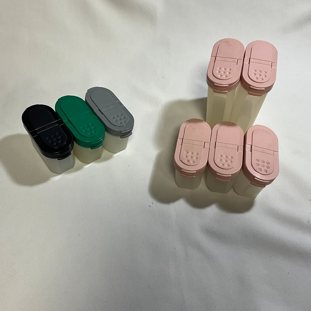 Tupperware Modular Mates Spice Container Pink 1843 1846 Set of 3 4 or 5 ...