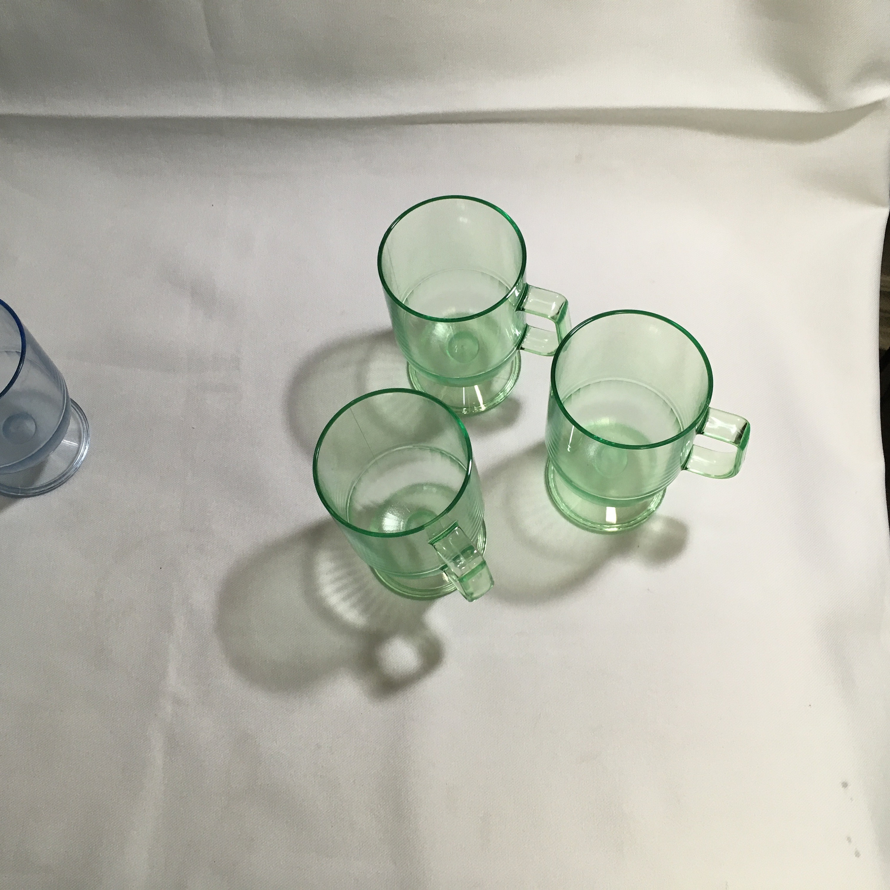 Tupperware Preludio Acrylic Cups Mugs Pedestal Mug Set Punch Bowl Cups ...