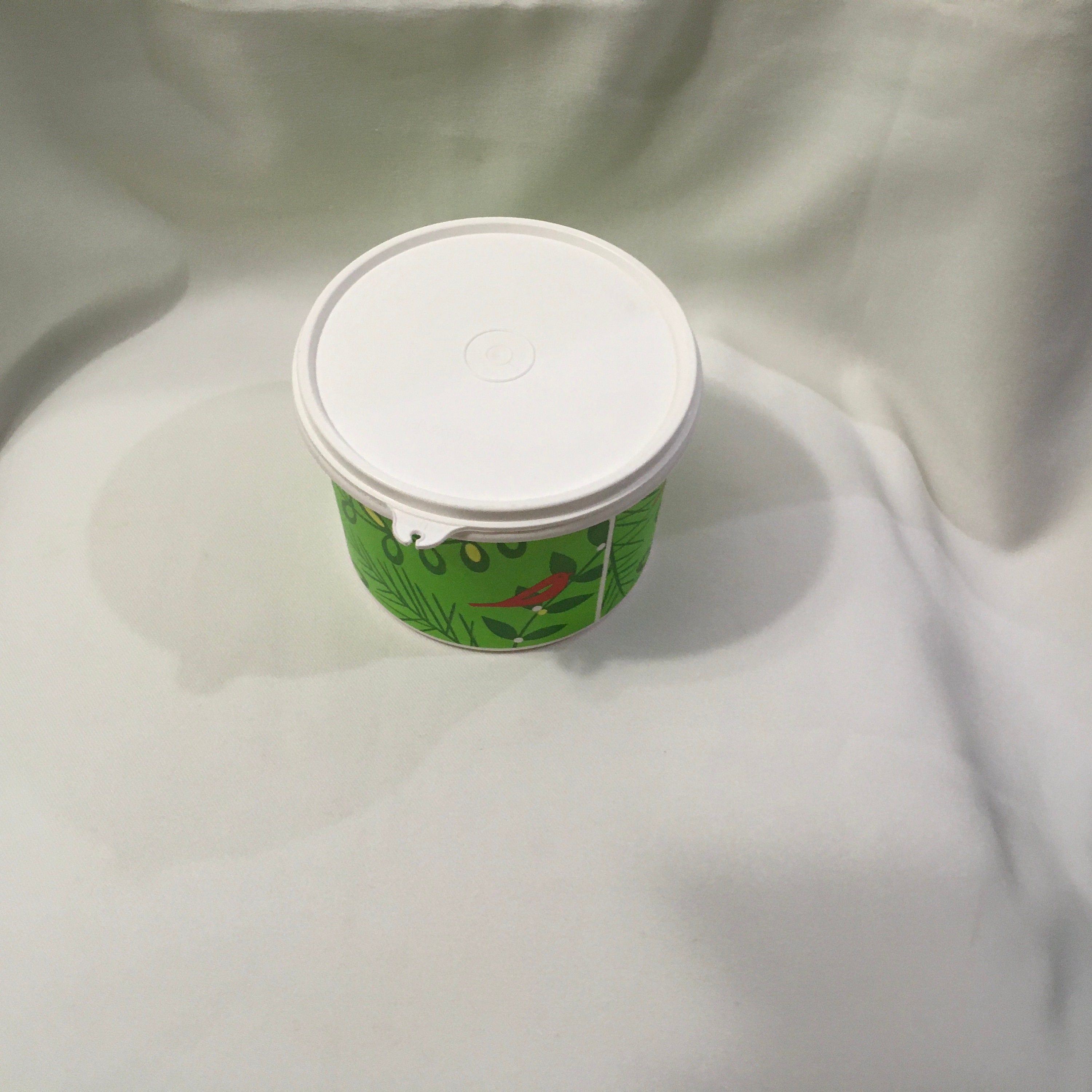 Tupperware Stacking Canister Red Cardinal Bird & Leaves Canister 1.1 ...