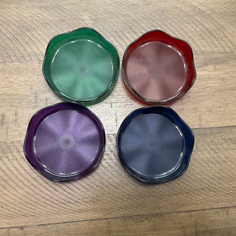 Tupperware Sheerly Elegant Tall Short Tumblers Coasters 18oz 10oz Set ...