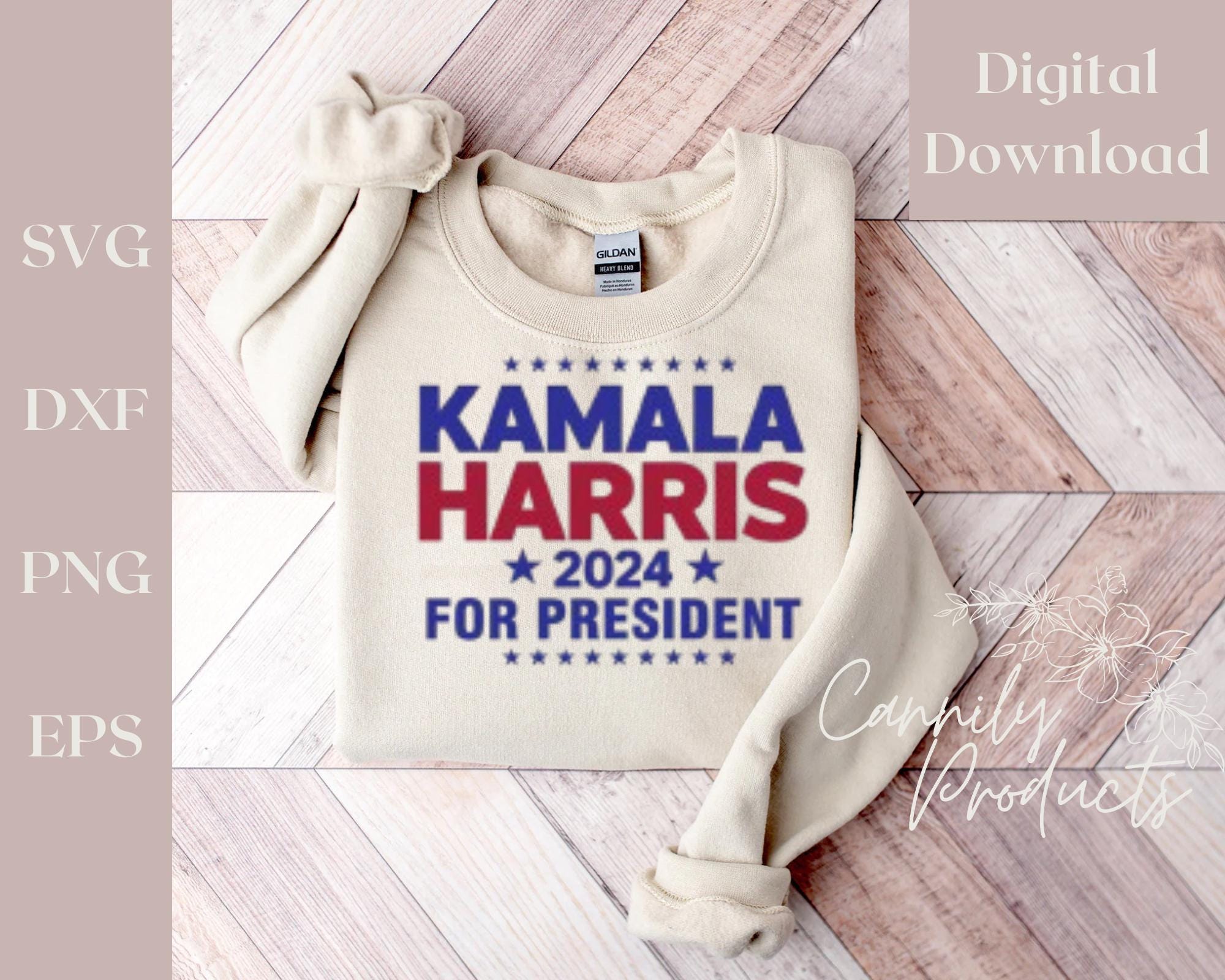 Kamala for President Sublimation, Instant Digital Download File for ...