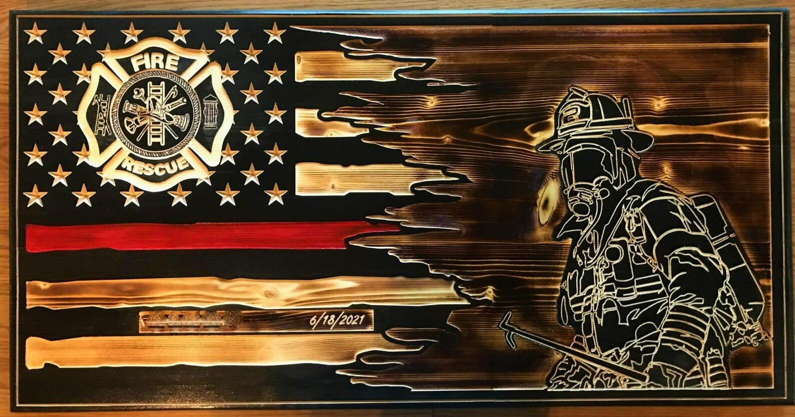 Firefighter & First Responder Flags | Etsy