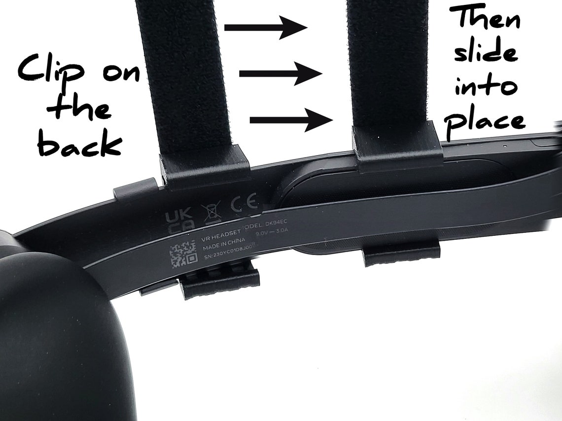 Meta Quest Pro Head Strap Comfort Mod - Etsy