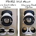 PSVR2 Wall Mount - No Damage Command Strips or Screw Anchor Versions ...