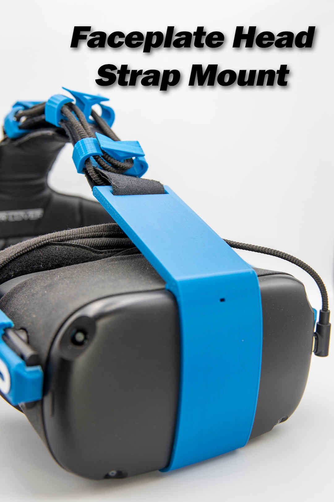 Oculus Quest 1 and Quest 2 Faceplate Head Strap Mount - Includes a 6 ...