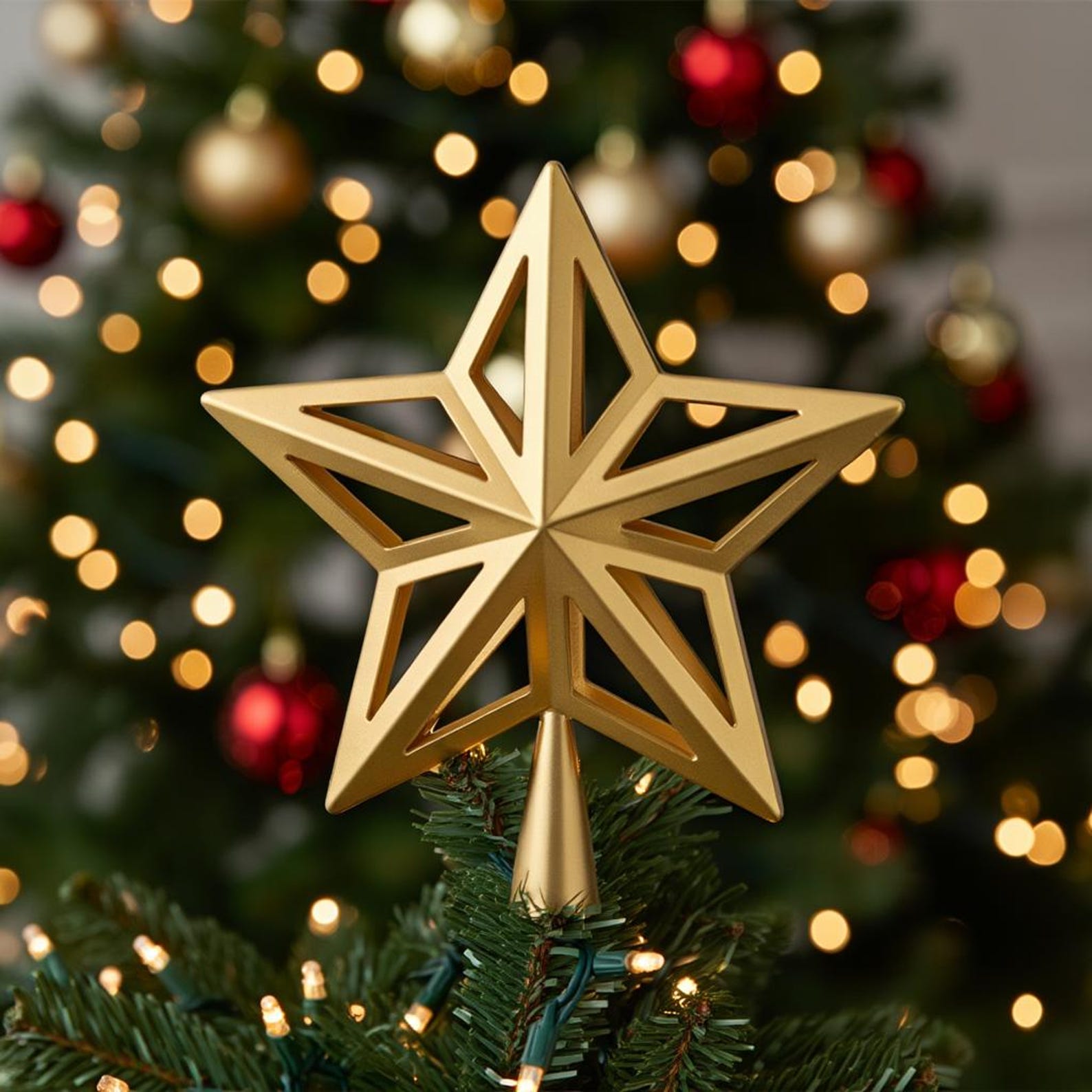 Geometric Star Christmas Tree Topper STL File – 3D Printable - Etsy