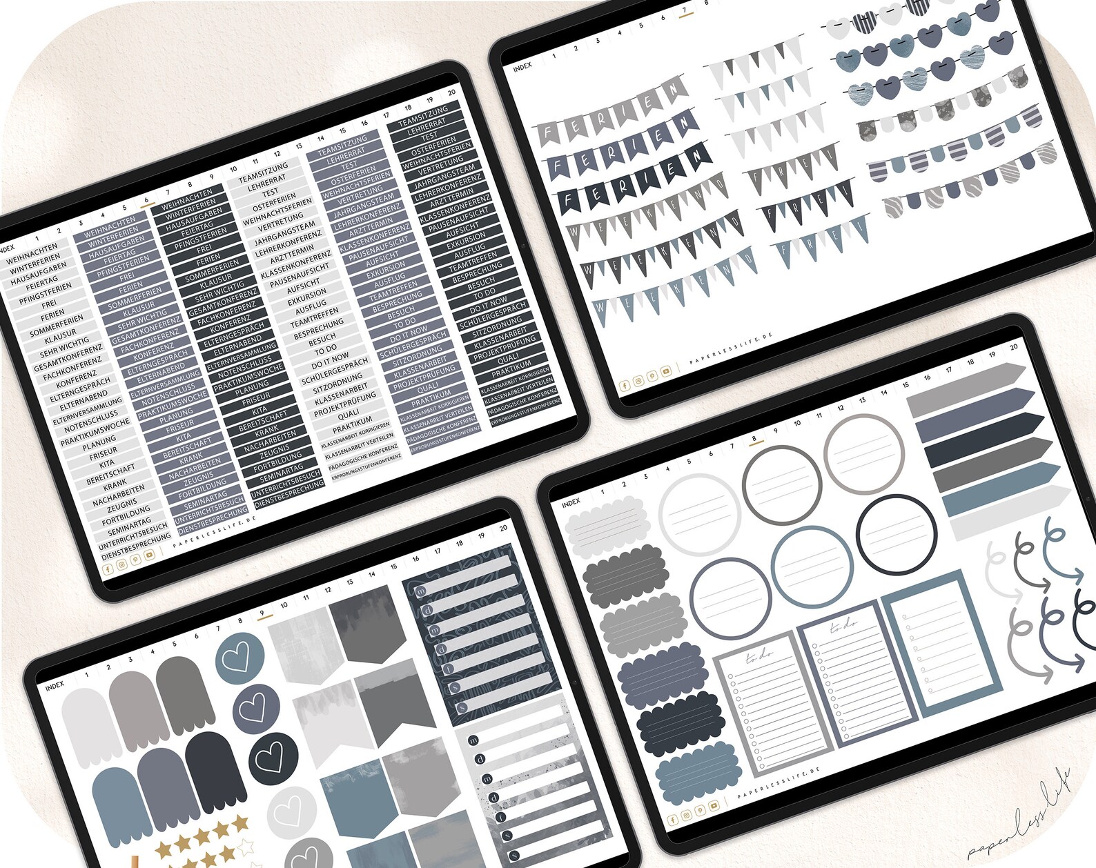 700+ Digital Stickers Teachers // for Goodnotes, XODO, Noteshelf and ...