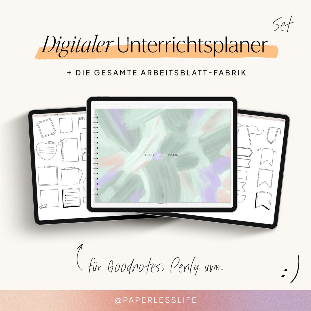 Digital Lesson Planner | Lesson Planning With Goodnotes, Samsung Notes ...
