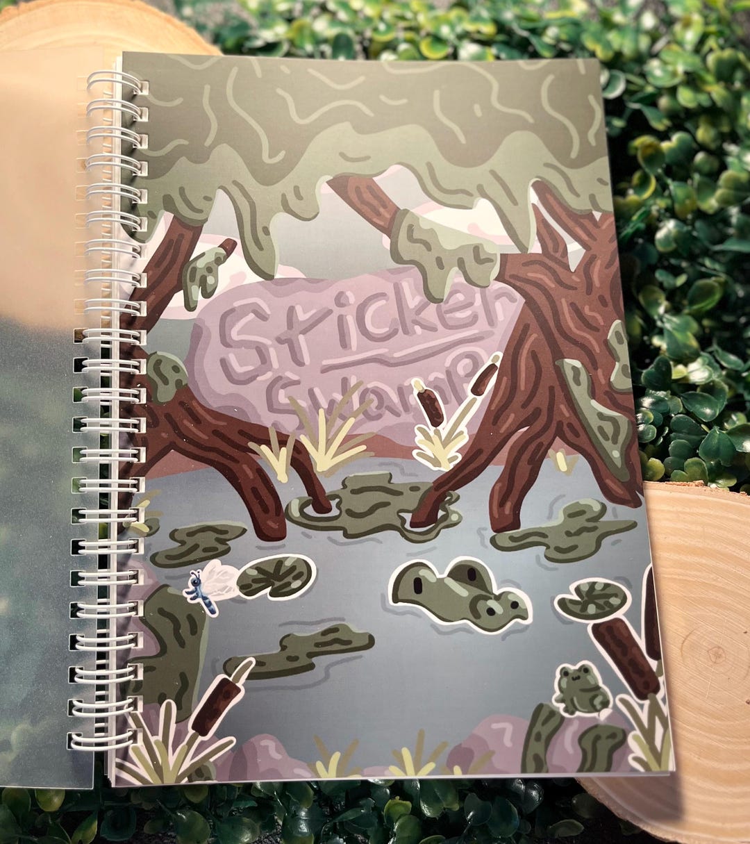 Sticker Swamp Reusable Sticker Book - Etsy