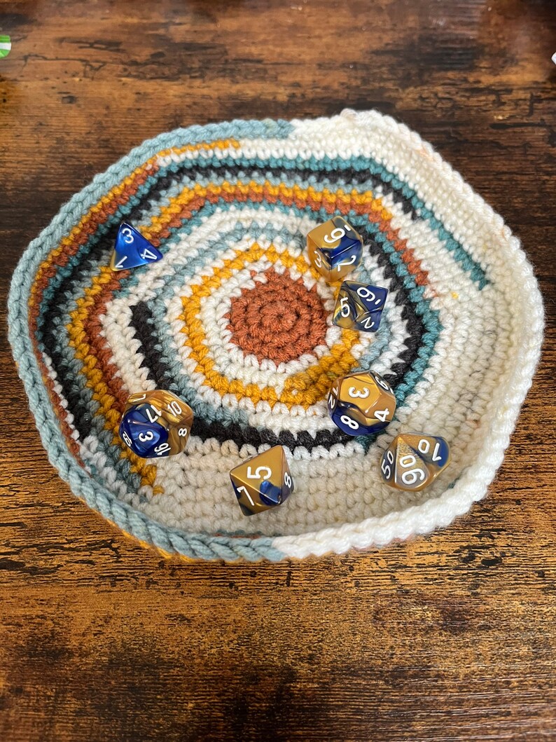 Crochet Dice Tray - Etsy