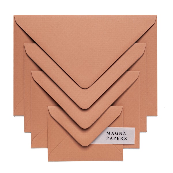 Terracotta Envelopes - Etsy