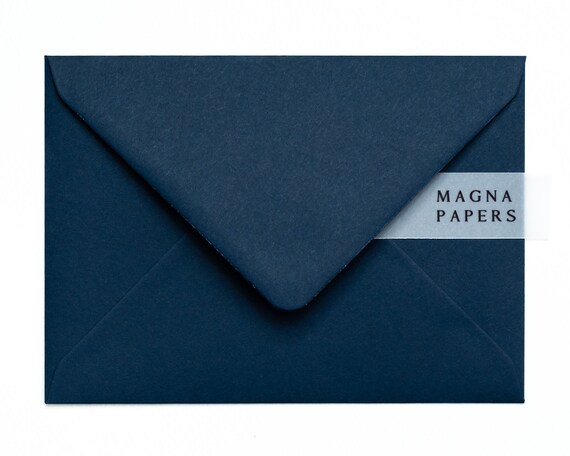 Navy Envelopes 5x7 133x184mm US A7 Premium 135gsm - Etsy