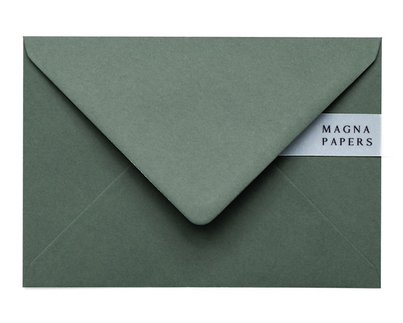 Khaki Envelopes A5 152x216mm C5 Wedding Invitation Envelopes - Etsy