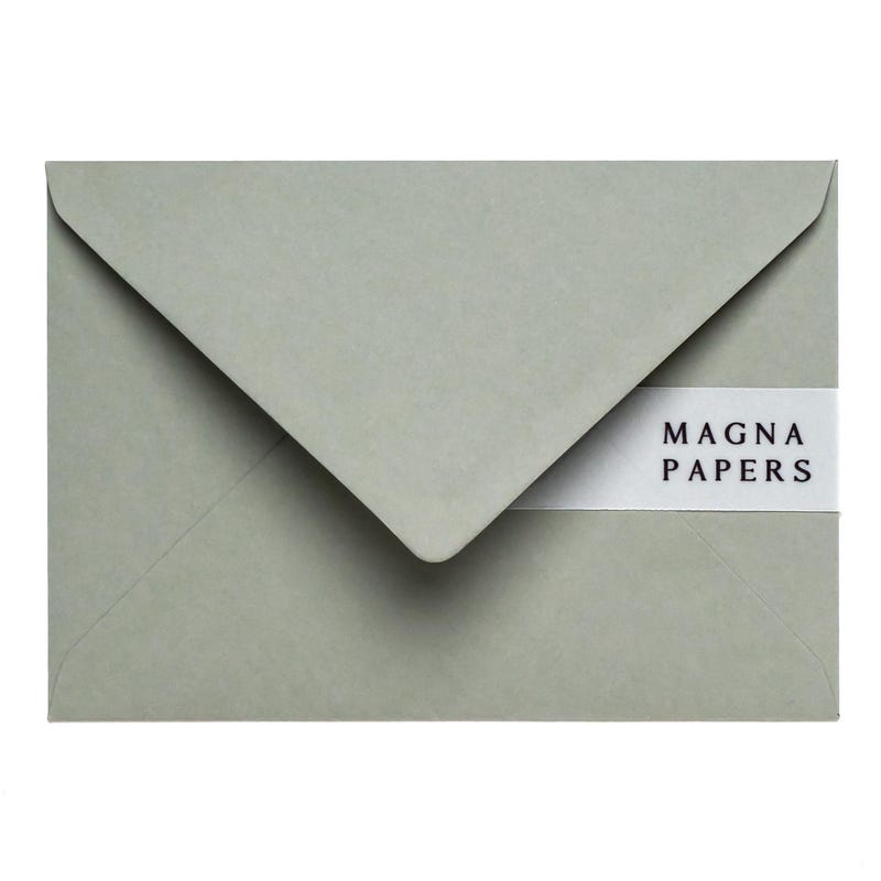 Sage Envelopes C6 - Etsy UK