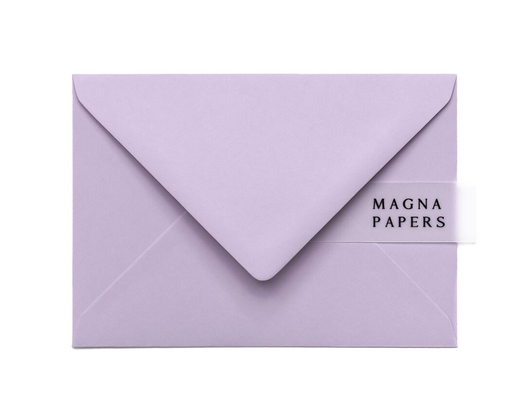 Lilac C6 Envelopes: A6 Wedding Invitation, RSVP - Etsy