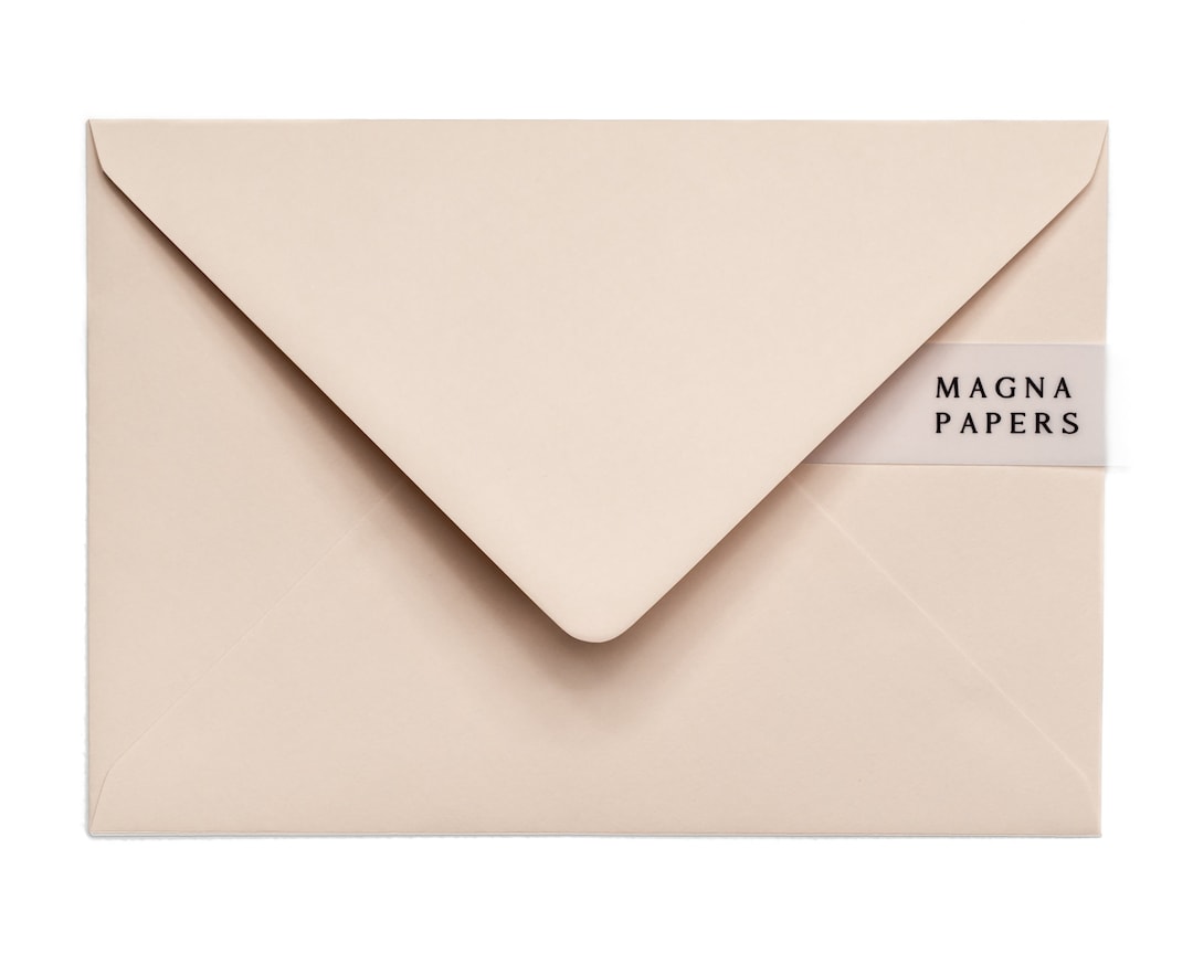 Premium Buttermilk Envelopes C5 (152x216mm) A5 Wedding Invitation ...