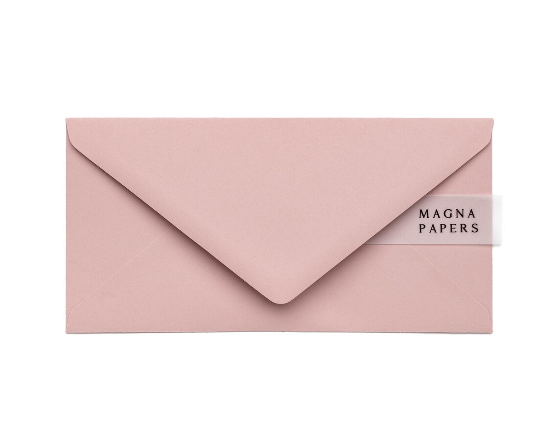 Blush Pink DL Envelopes 135gsm | Smooth Pastel Pink Envelopes for ...