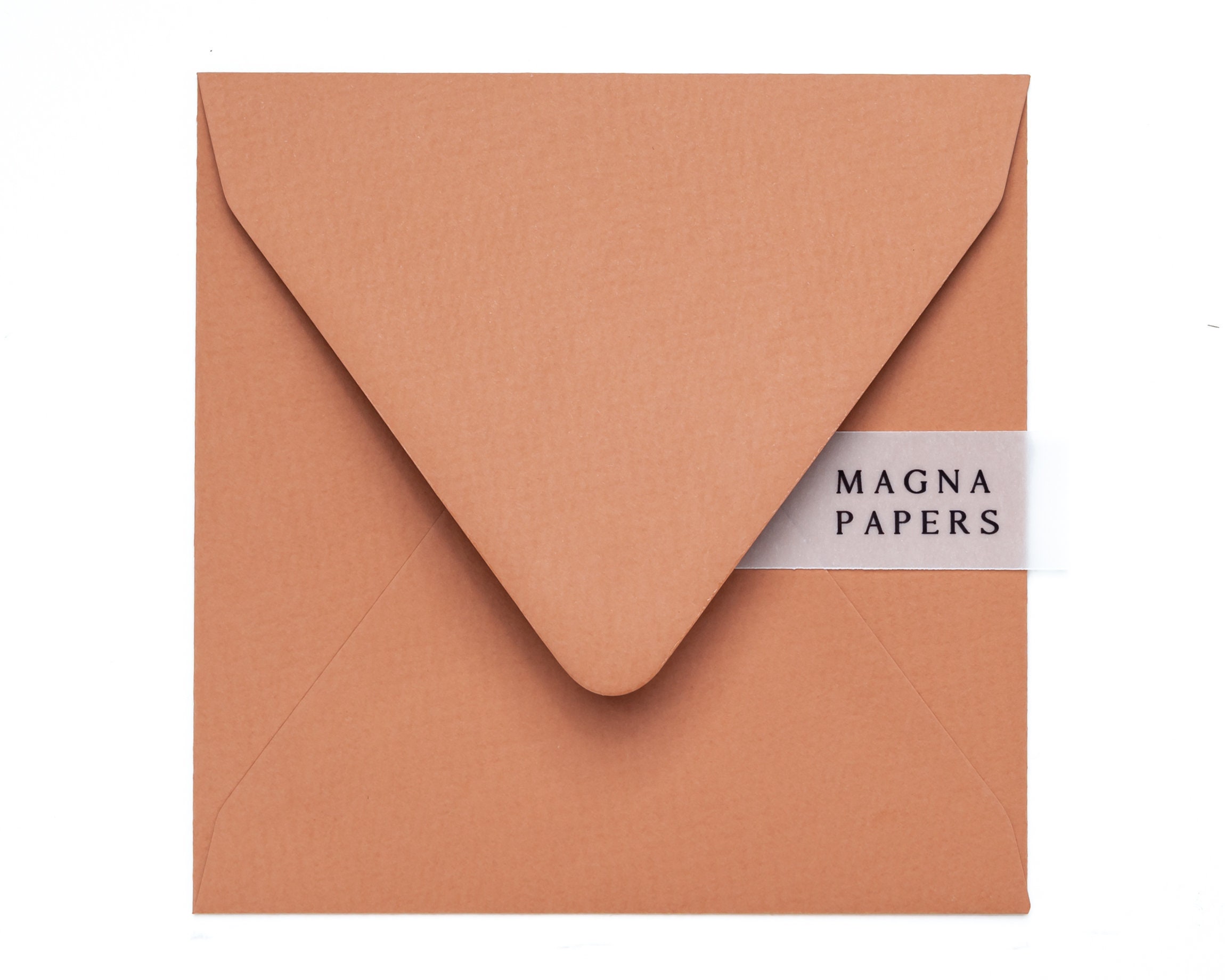 Terracotta Square Envelopes 155x155mm Wedding Invitation - Etsy