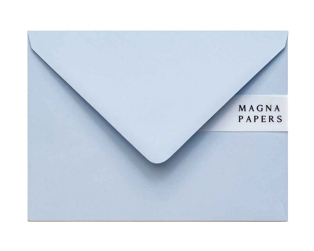 Premium Powder Blue Envelopes 5x7 (133x184mm) US A7 Wedding Invitation ...
