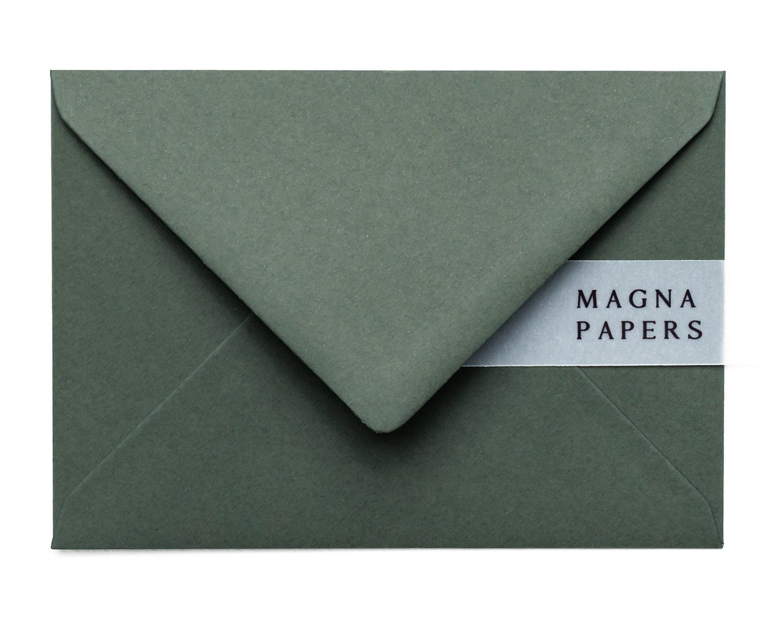 Khaki Envelopes A6 114x162mm C6 Small Premium Heavyweight - Etsy
