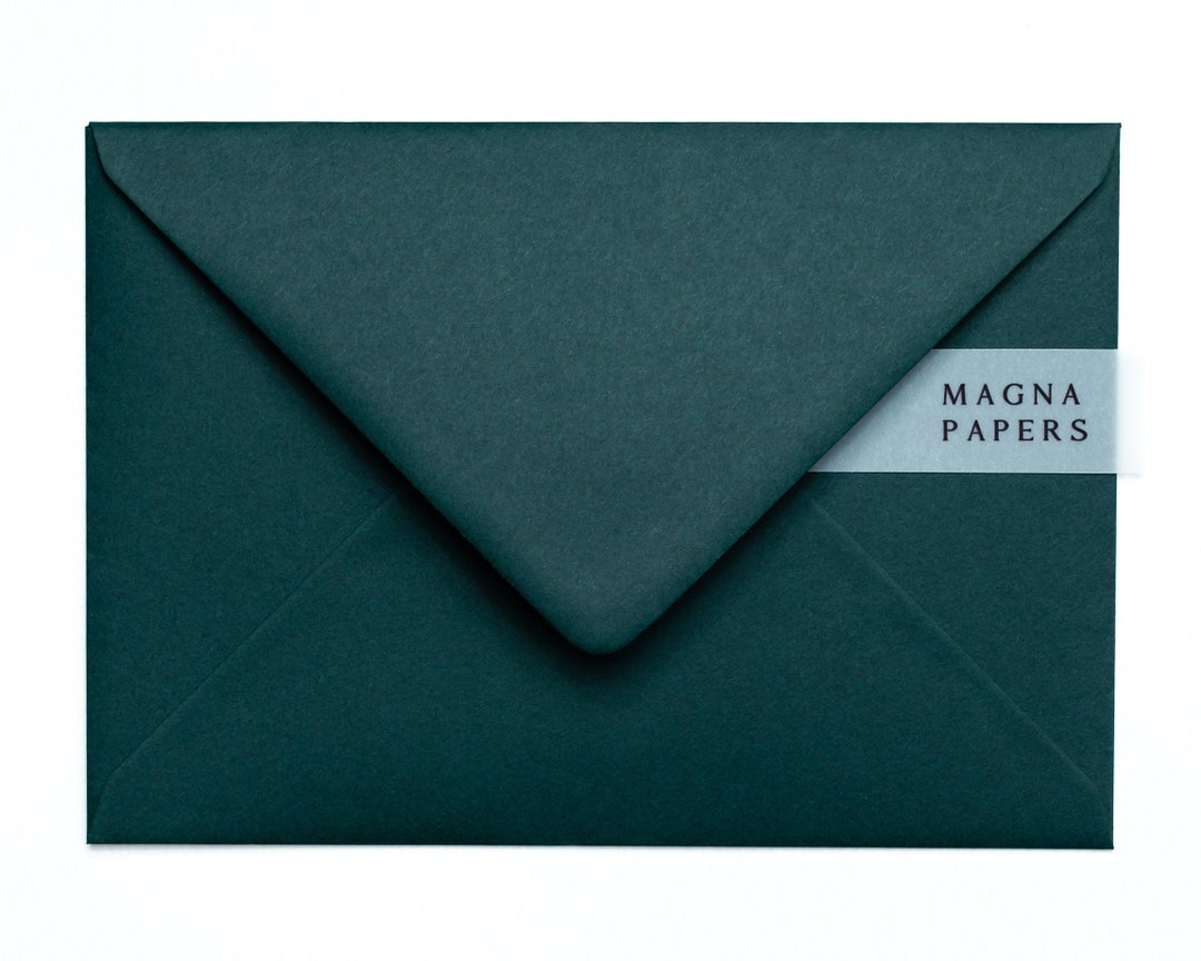 Premium Hunter Green Envelopes A5 152x216mm I9 C5 Quality Envelopes ...