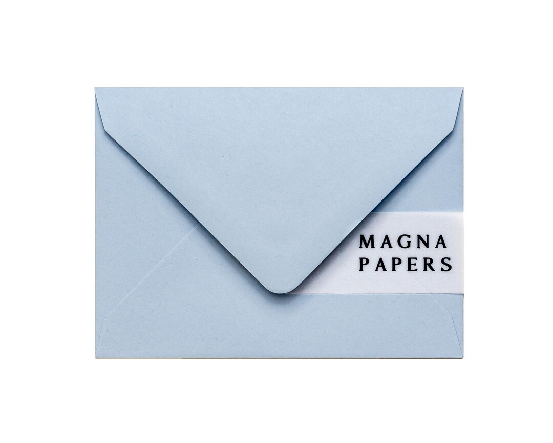 Powder Blue C7 Envelopes: Small A7 Wedding Invitation, RSVP - Etsy