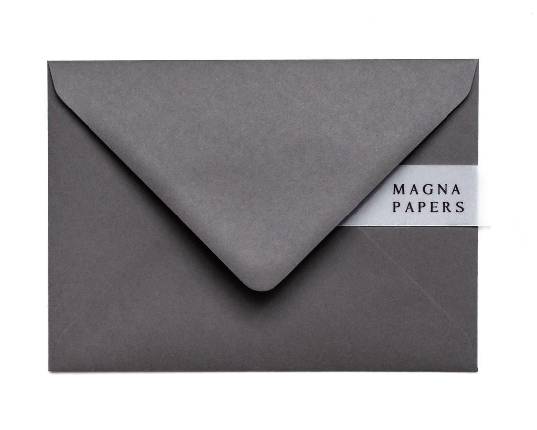Storm Grey Envelopes 5x7 (184x133mm) US A7 Wedding Invitation Envelopes ...