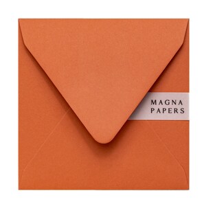 Premium Burnt Orange Envelopes C6 (114x162mm) A6 Small Wedding ...
