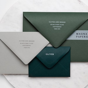 Khaki Textured Envelopes: 135gsm, Diamond Flap - Wedding Invitations - Etsy