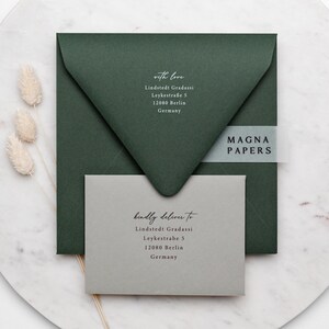Khaki Textured Envelopes: 135gsm, Diamond Flap - Wedding Invitations - Etsy