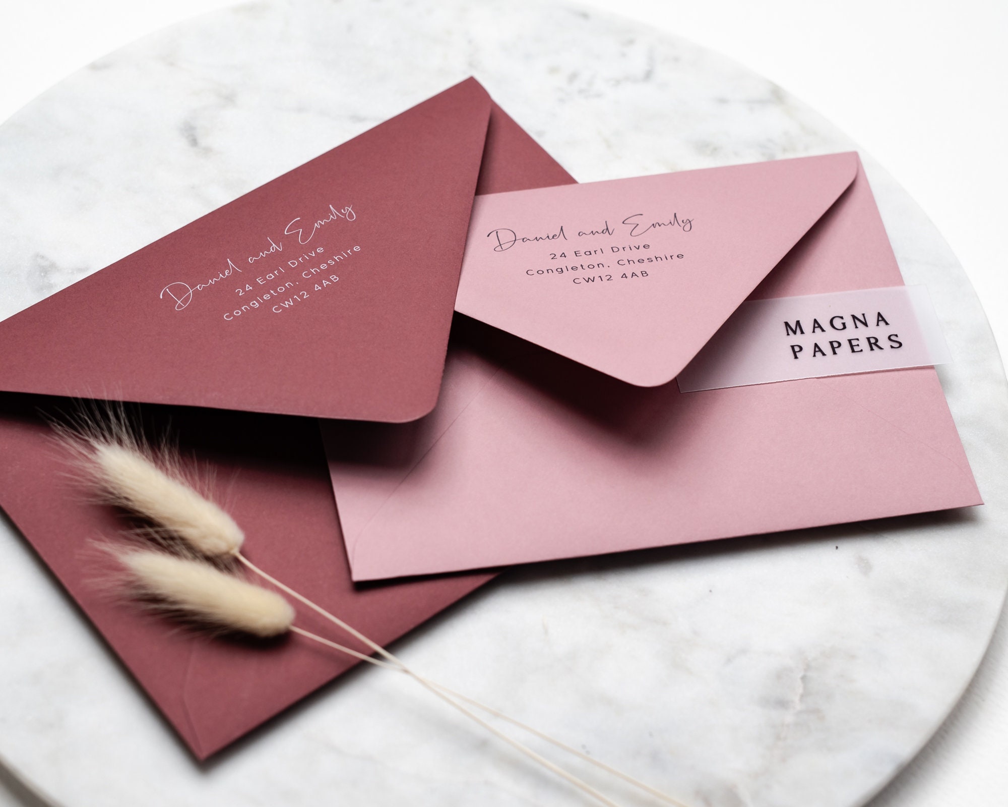 Dusty Rose Envelopes A7 82x113mm C7 Small Wedding Invitation - Etsy ...