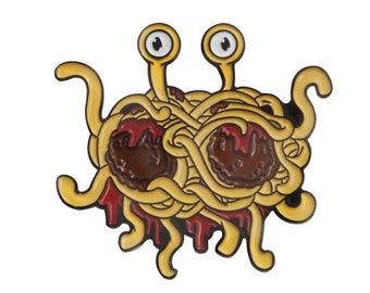 Monster Enamel Pin - Etsy