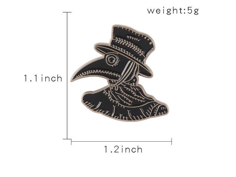 Peste Doctor Enamel Pin Plague Doctor Pin Medieval Doctor - Etsy