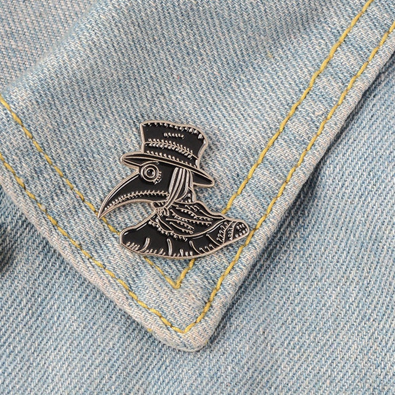 Peste Doctor Enamel Pin Plague Doctor Pin Medieval Doctor - Etsy