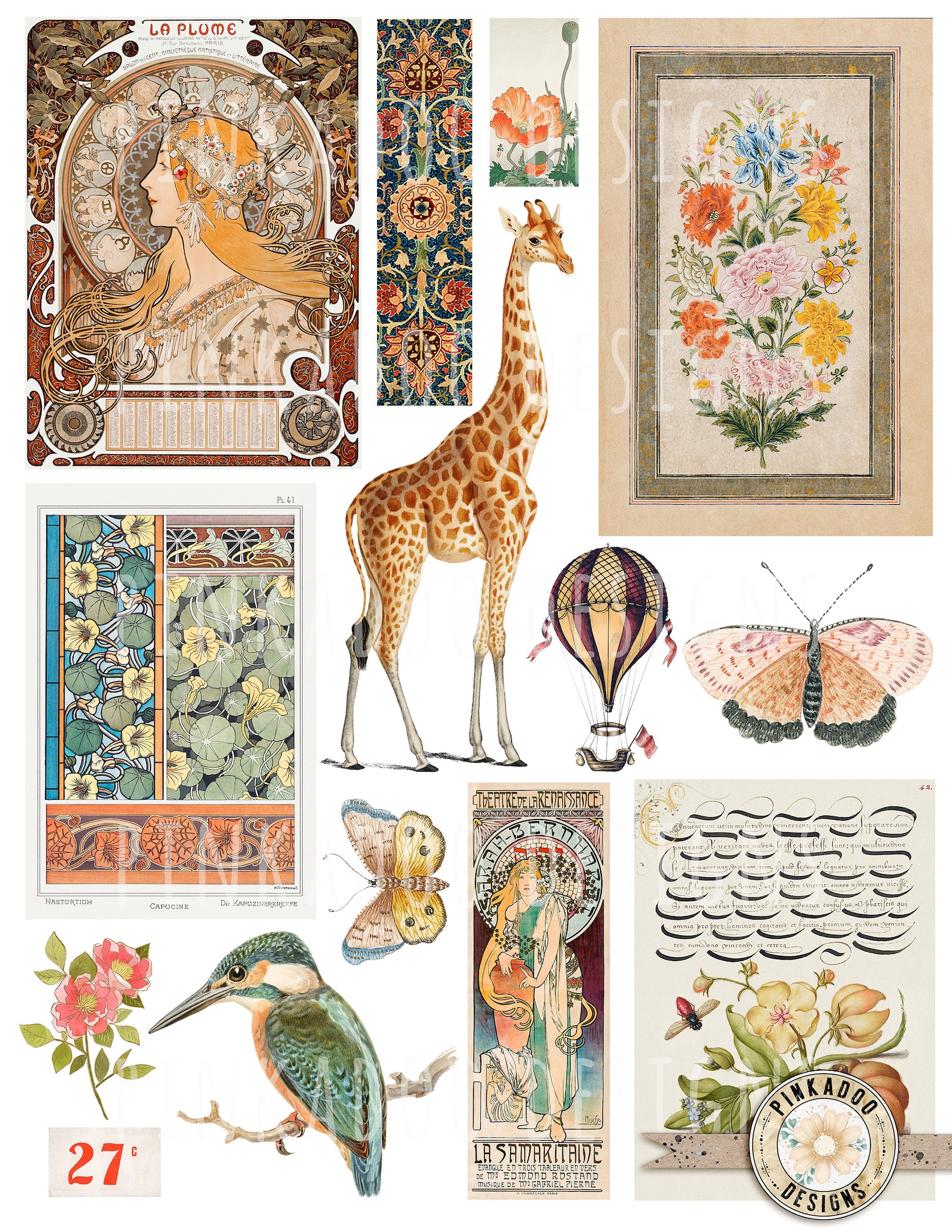 Printable Collage Sheet No.7 | Etsy