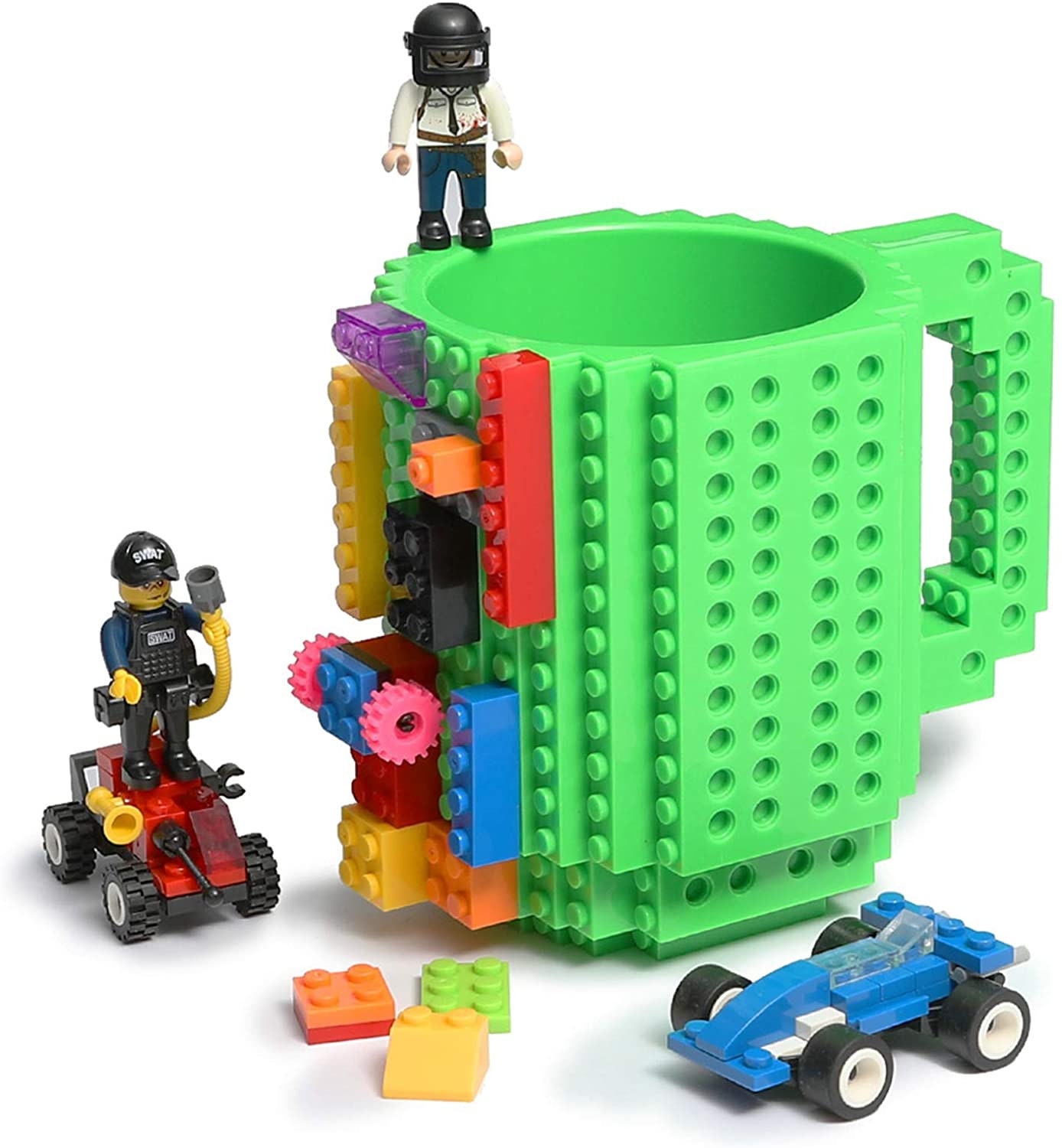 Building Block - Coffee Mug - Fun Gift Idea - Build on Brick - Toy Cup ...