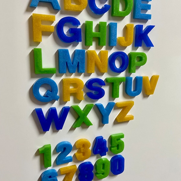 Alphabet Magnets - Etsy