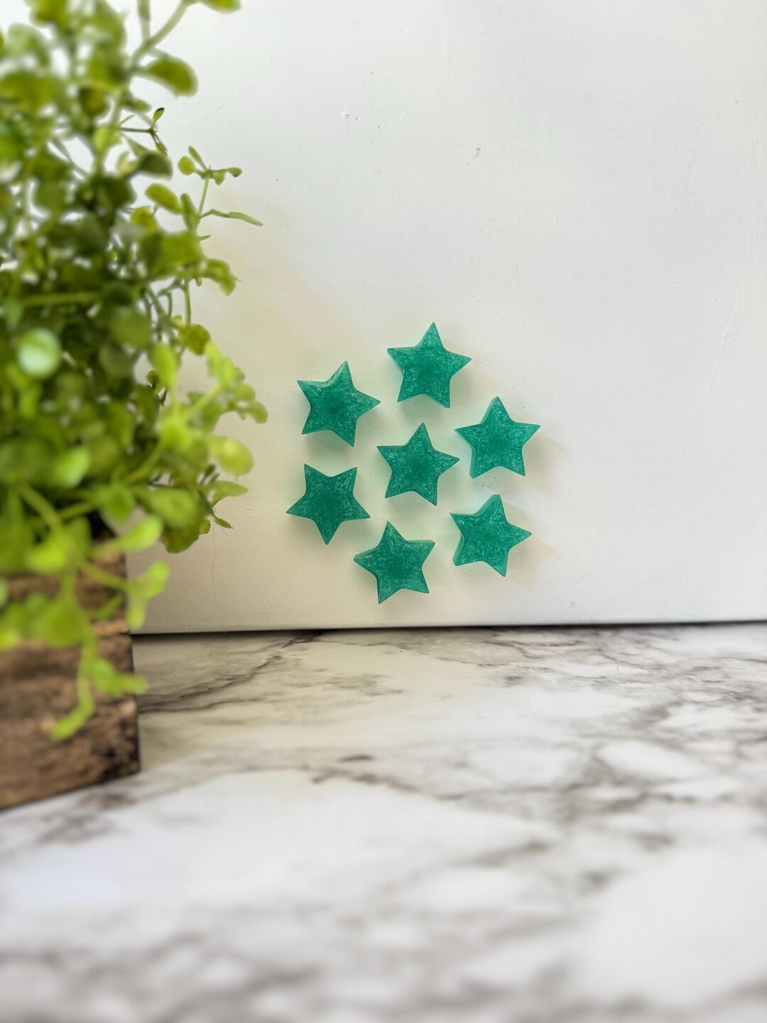 Turquoise Star Resin Magnets Set Fridge Magnets Stars cute Handmade ...