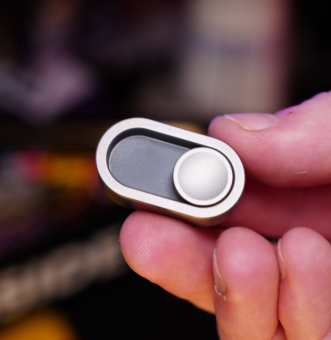 Slider 2.0 Titanium Fidget Haptic Toy Customisable With Different ...