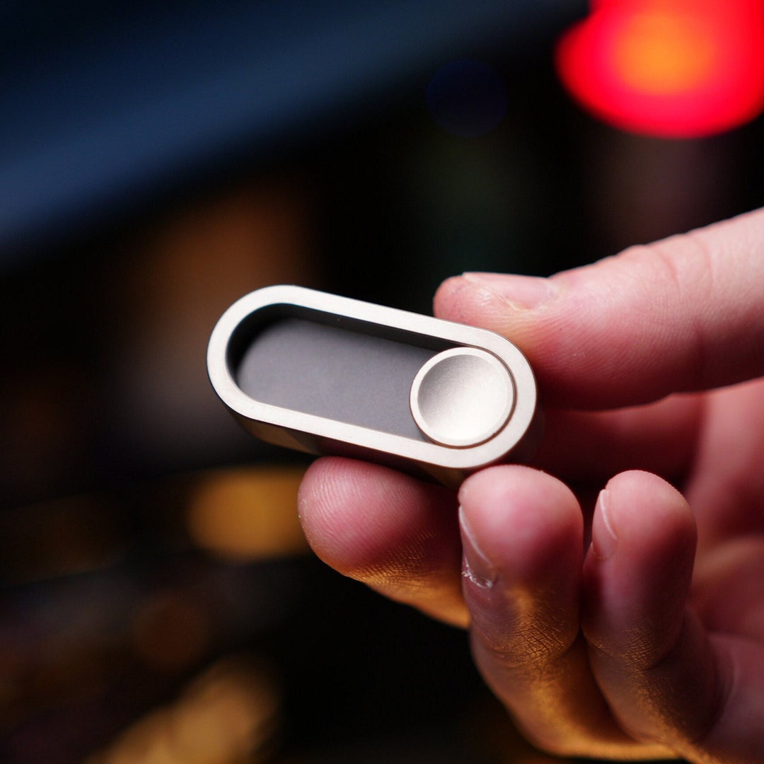 Slider 3.0 Titanium Fidget Haptic Toy Customisable With Different ...