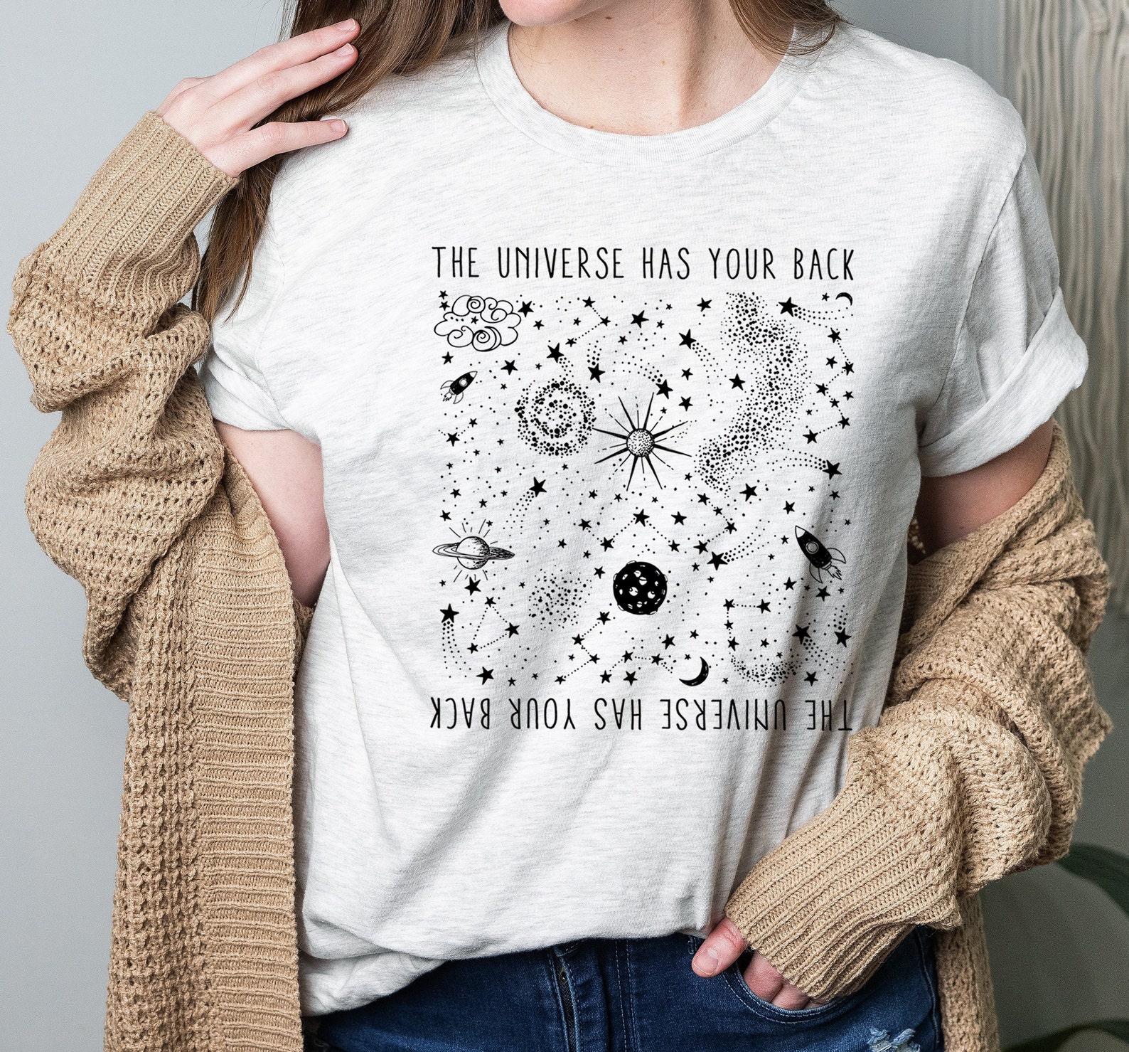 The Universe Has Your Back Shirt Trust the Universe Shirt - Etsy